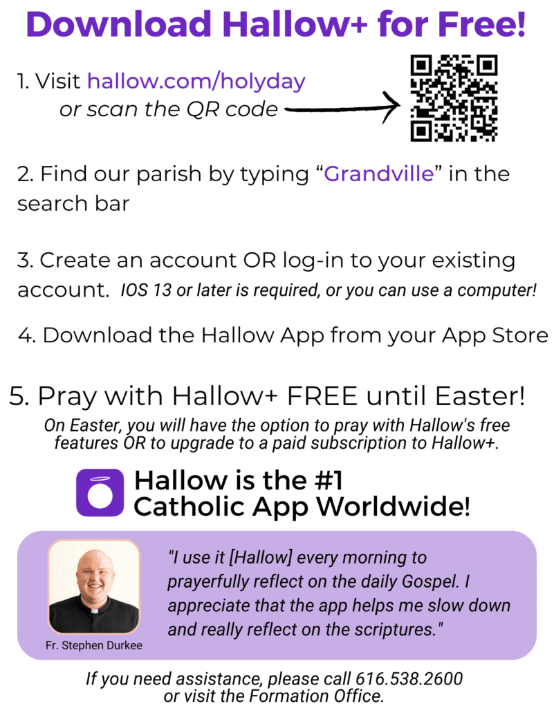 Hallow: Catholic Prayer App – St. Pius X Catholic Parish